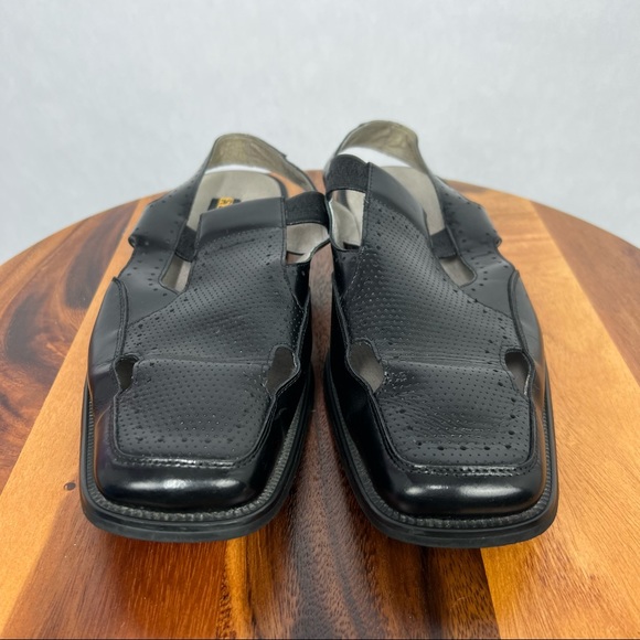 Stacy Adams | Shoes | Stacy Adams Black Voyager Mens Slingback Sandals ...